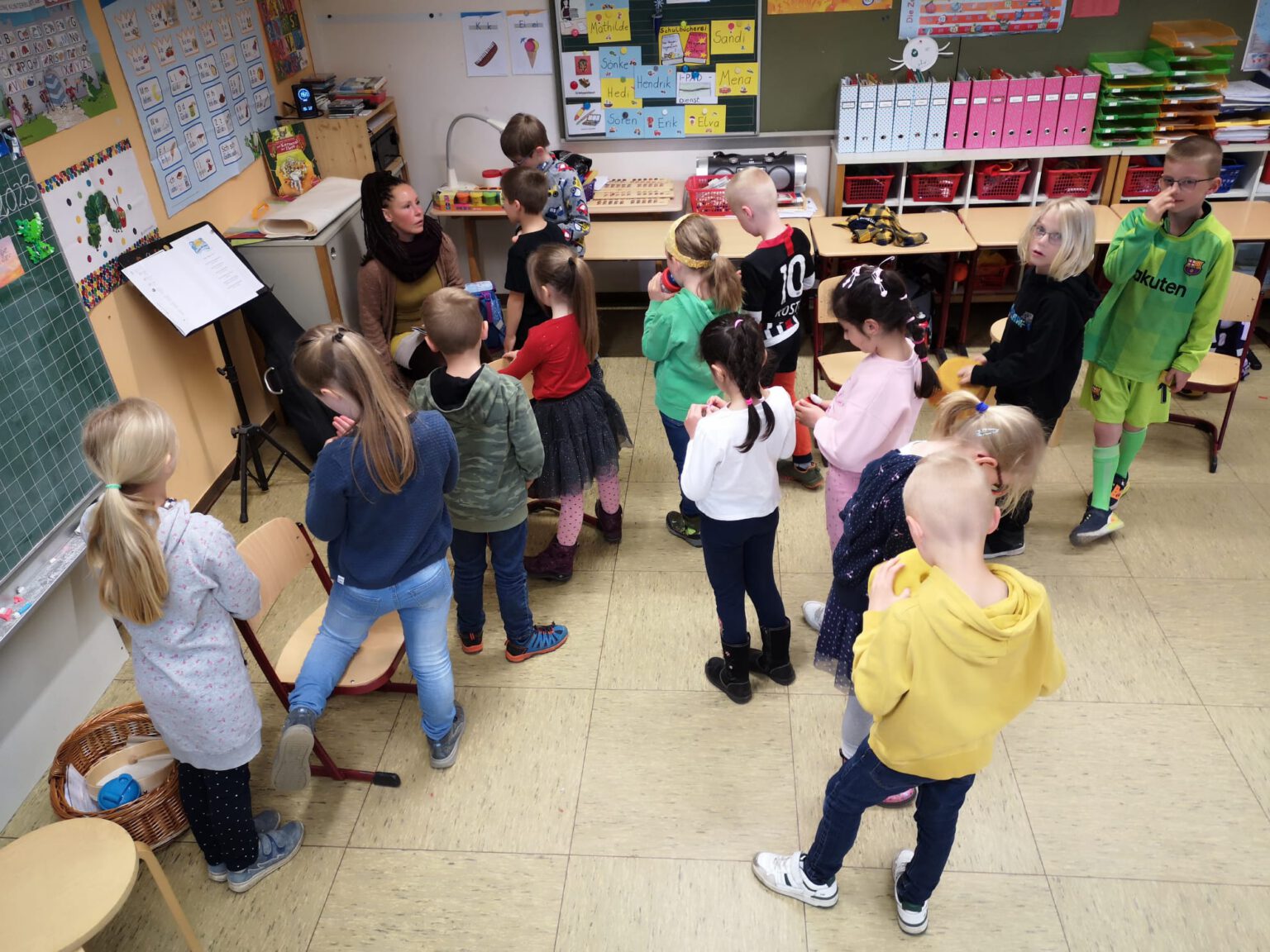 Begruungsritual Grundschule 1 Klasse